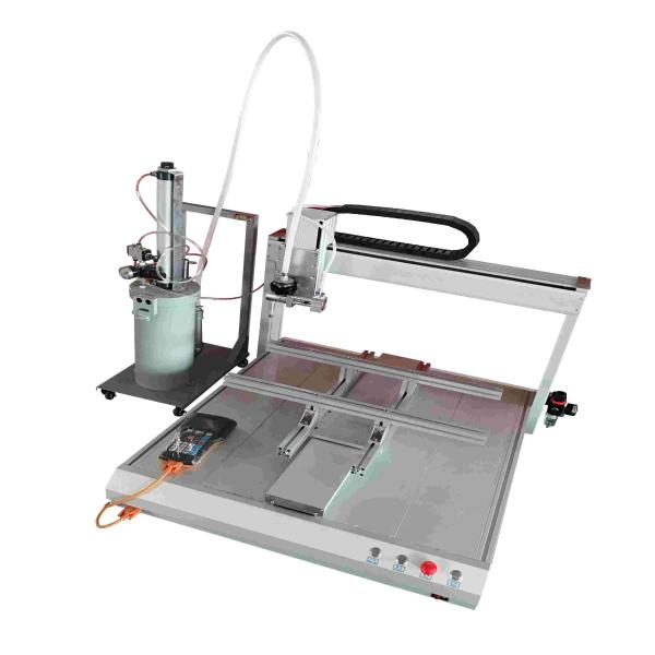 Quality 150W Automatic Glue Dispenser Desktop Adhesive Dispenser Robot 220V For Small for sale