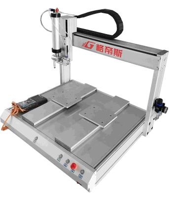 China Doppelstation Silikonverteilgerät Vierachs-Klebstoffverteilgerät Robot 70Kg zu verkaufen