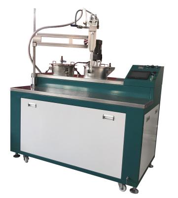 China Industrial Glue Potting Machine specialized in black epoxy glue dispensing with accurate 5 to 1 ratio ideal for water pump manufacturing lines for sale