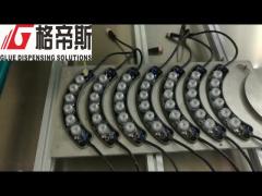 PLC Control Automated Epoxy Dispenser 350KG Automatic Glue Dispensing Machine 220V