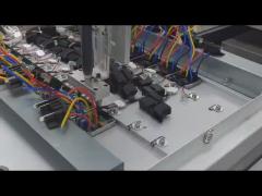 AB glue automatic potting and curing line for power adaptor