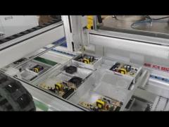 Full-automatic AB Silicone Glue Potting and Heating-curing line for driver