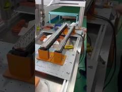 automatic plasma treatment and glue dispensing machine used for LED lights assembly