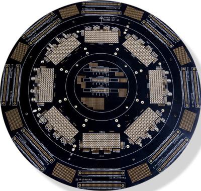 Cina 28 strati intorno a modello materiale del circuito di Soldermask Fr4 del nero del bordo del PWB in vendita