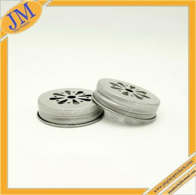 China mason jar shot glass lid with hole for sale