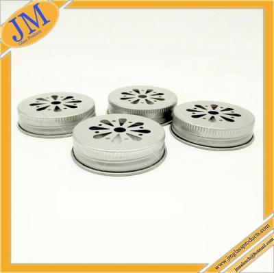China 38mm mason jar shot glass jar, small daisy cut lid for sale