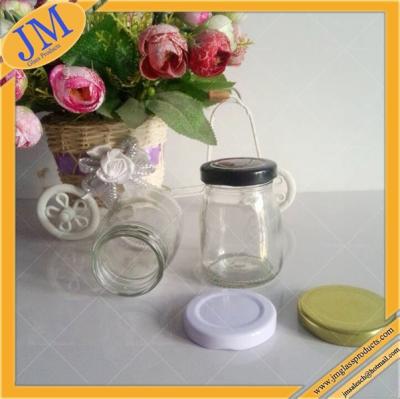 China 100ml screw top glass pudding jar for sale