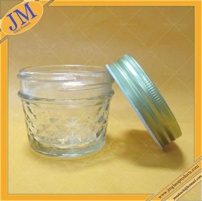 China 4oz mason jar with metal lid for sale