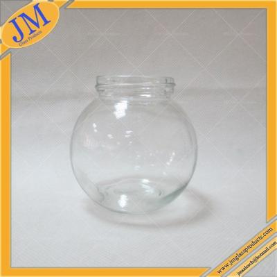 China 250ml ball shaped glass jar with screw top for sale