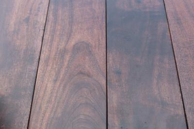 China hand scraped Dark acacia hardwood flooring for sale