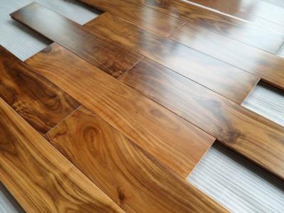 China Solid asian walnut hardwood flooring for sale