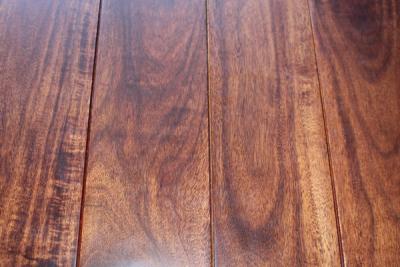 China big beveledespresso acacia hardwood flooring for sale