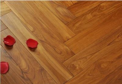 China solid parket teak wood flooring for sale