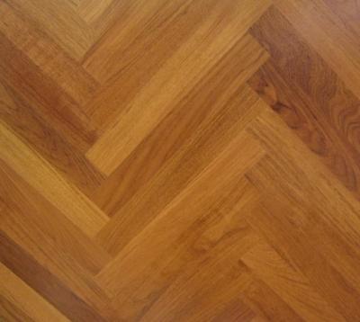 China Herringbone teak parquet for sale