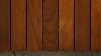 China teak outdoor wood flooring with plastic base for sale