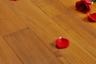 China wax oiled massive parquet wood flooring - teak for sale