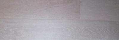 China medium brushed white grain lacquered oak parquet floor for sale