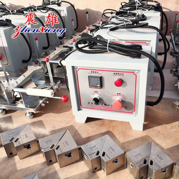 Quality Temp Control Door Gasket Plastic Profile Extruders Single Corner Welding Machine for sale