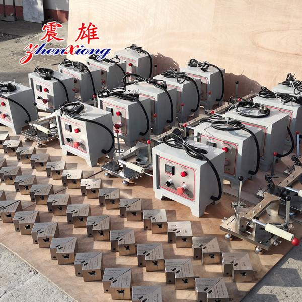 Quality Temp Control Door Gasket Plastic Profile Extruders Single Corner Welding Machine for sale