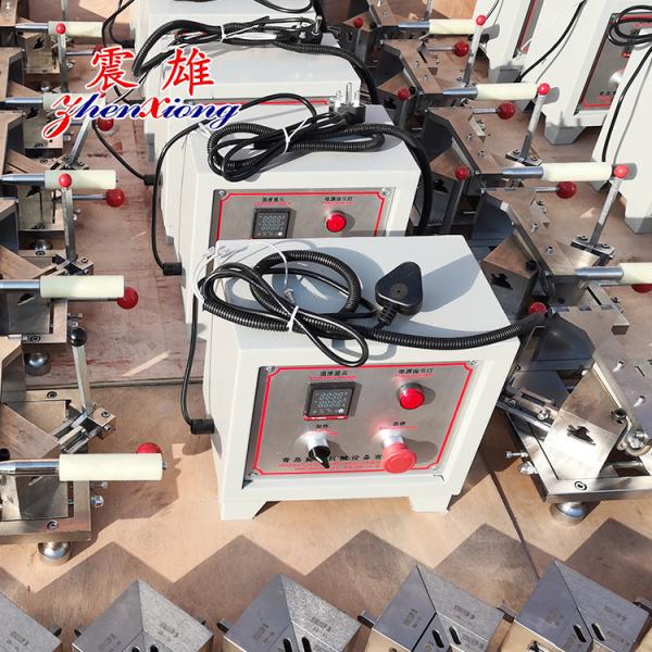 Quality Temp Control Door Gasket Plastic Profile Extruders Single Corner Welding Machine for sale