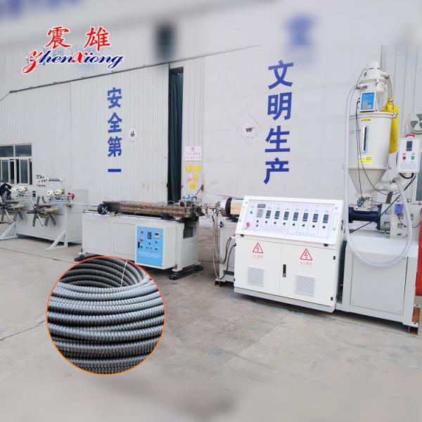 Quality PE PP PVC Plastic Pipe Machine Single Wall Corrugated Pipe Machine Extrusion for sale
