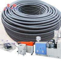 Quality PE PP PVC Plastic Pipe Machine Single Wall Corrugated Pipe Machine Extrusion for sale