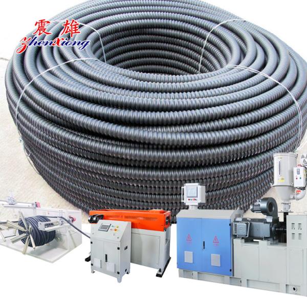 Quality PE PP PVC Plastic Pipe Machine Single Wall Corrugated Pipe Machine Extrusion for sale