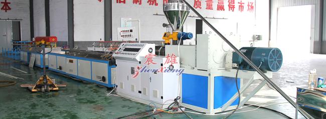 PVC/UPVC profile production line overview