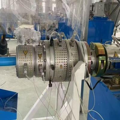 China PLC  OPVC Pipe Machine 90mm - 315mm Pipe Extruder Machine For Drainage Pipe for sale