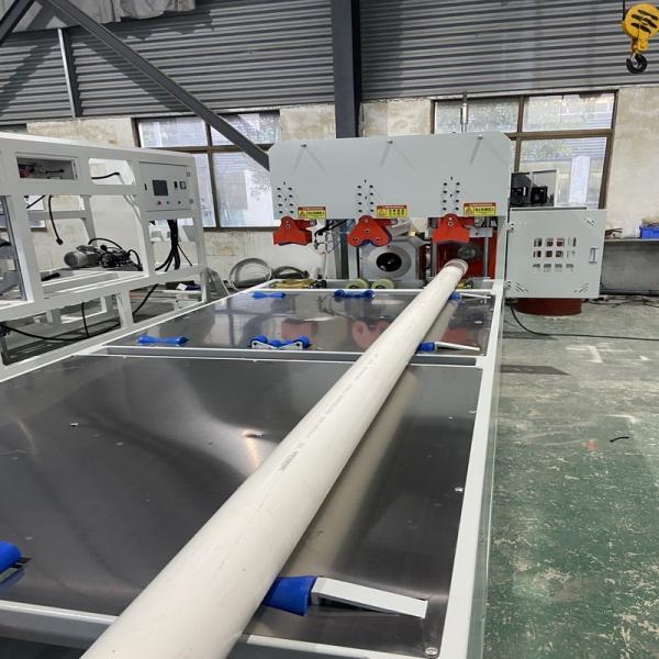 Quality Touch Screen Plastic Pipe Extrusion Line 160mm - 400mm Machine Extrusion Pvc for sale