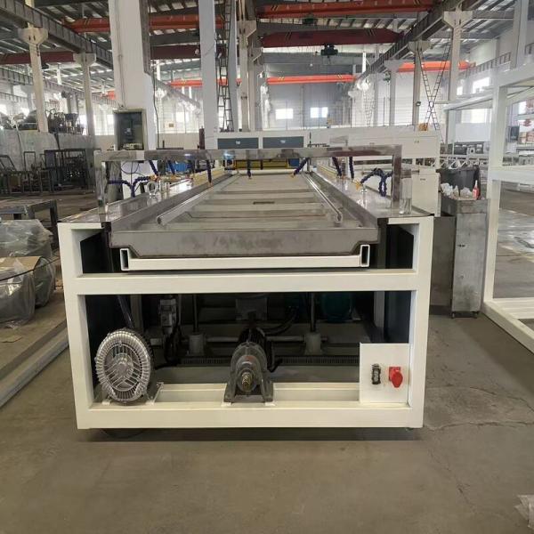 Quality Stainless Steel Sheet Production Line 700mm - 1200mm  Vacuum Calibration Table For WPC Door Pane for sale
