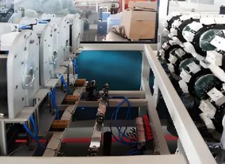Quality Four Cavity PVC Pipe Extrusion Machine 16MM - 25mm Pipe Extrusion Line for sale
