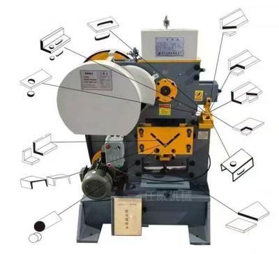 China Máquina de punzamiento y afeitado combinada para acero redondo, acero de ángulo, acero de canal en venta