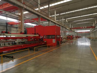 China 60mm Punching Diameter CNC Light Truck Flat Plate Beam Punch Machine Line 50m/Min X-Axis Speed for sale