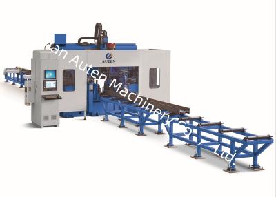 Китай 2000 ≈ 13000 мм длина балки CNC H Beam Drilling Machine 2KW Сервомотор сверлильной подачи продается