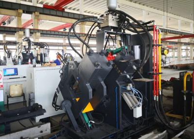 Single Blade Cutting Mode CNC Drilling And Cutting Machine Line 80m/Min Feeding Speed Of Angle
