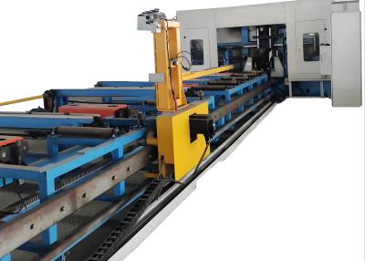 China 2000～12000mm Length Range Of Raw Material 3D Channel Beam Drilling Machine 11KW Spindle Motor Power for sale