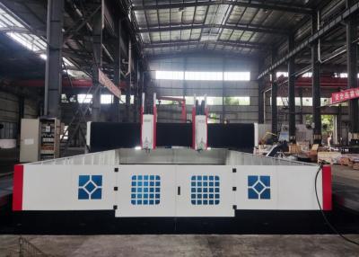 China Robust CNC Plate Drilling Machine 6000x6000mm Workpiece Size And 22 Kw Servo Spindle Motor for sale