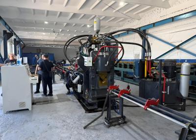 China 32x7x3m Overall Size Angle Profile Processing CNC Angle Iron Steel Tower Machine Line 3 CNC Axes for sale