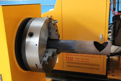 China 8 Axis CNC Plasma Pipe Cutting Beveling Machine For Circle / Square Hollow Section for sale