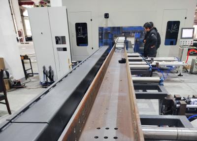 China Steel Structure Industry High Speed CNC H Beam Drilling Machine BT40 Main Spindle for sale
