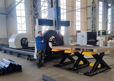 China Model LC2412 CNC Laser Tube Pipe Processing Machine For  Carbon/Stainless Steel Pipes for sale