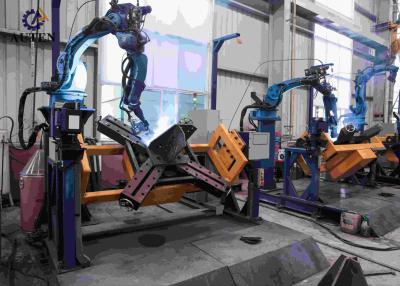 China CNC Angle Punching Machine Dual Positioners 5 Axis Gantry Robot For Accurate Transmission Tower Welding for sale
