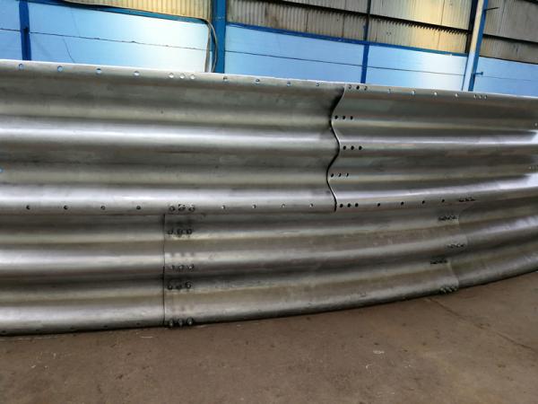 Heavy Large Culvert Steel Roller Forming Machine , Corrugated Sheet Making Machine