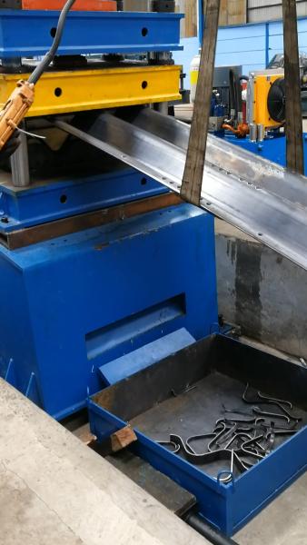 Heavy Large Culvert Steel Roller Forming Machine , Corrugated Sheet Making Machine