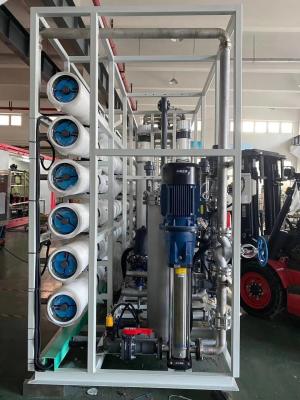 China Electroplating wastewater treatment system with 4 tons per hour capacity and 45% water recovery rate using STRO membrane technology for sale