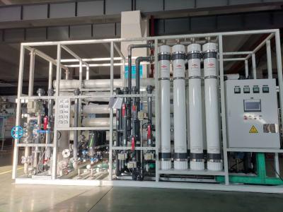 China Brine reduction system with 45% water recovery rate for seawater desalination and reverse osmosis filtration handling up to 500 mg/L COD and 400 mg/L TDS for sale