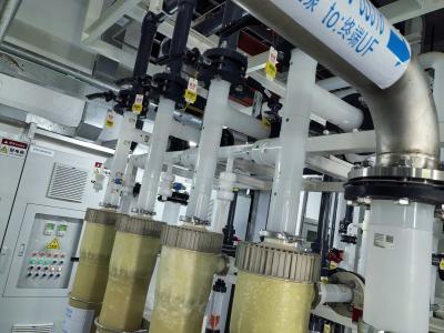 China Water Filter System chemical wastewater recycling system PLC motor filtration Compact water treatment complete set pump PLC motor slaughterhouse wastewater system for sale
