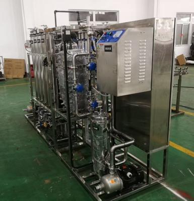 China Purified Water 1-2 stage RO EDI Water for Injection Water Treatment Solutions 2~7m³/h PLC Automatic RO Pure Water System with 200g/h Ozone Disinfection Prefilter Equipment for sale