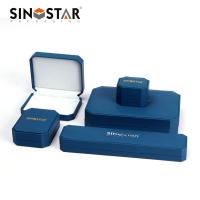 China SINOSTAR SPPJ Custom Plastic Jewelry Box Velvet Lining Small Rectangle Square Circular for sale